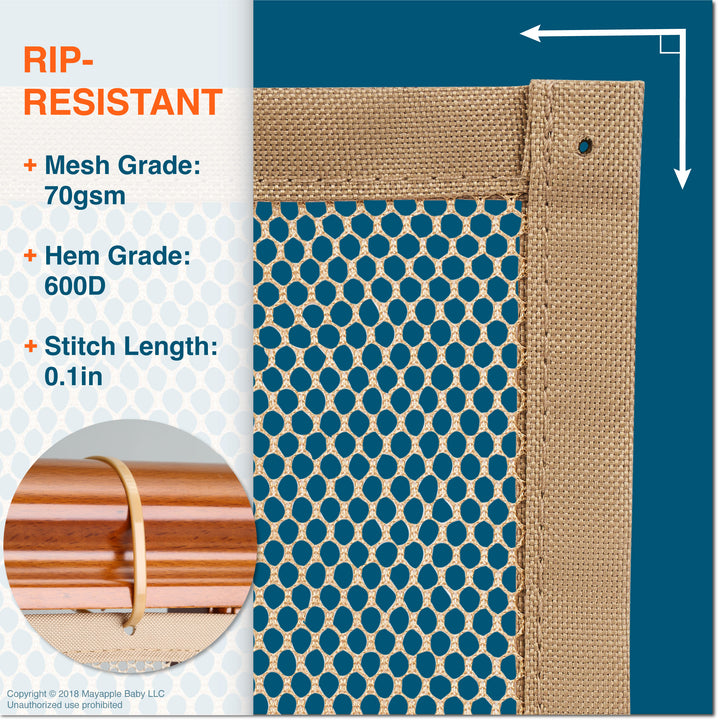 Roving Cove Stair Railing Safety Nets